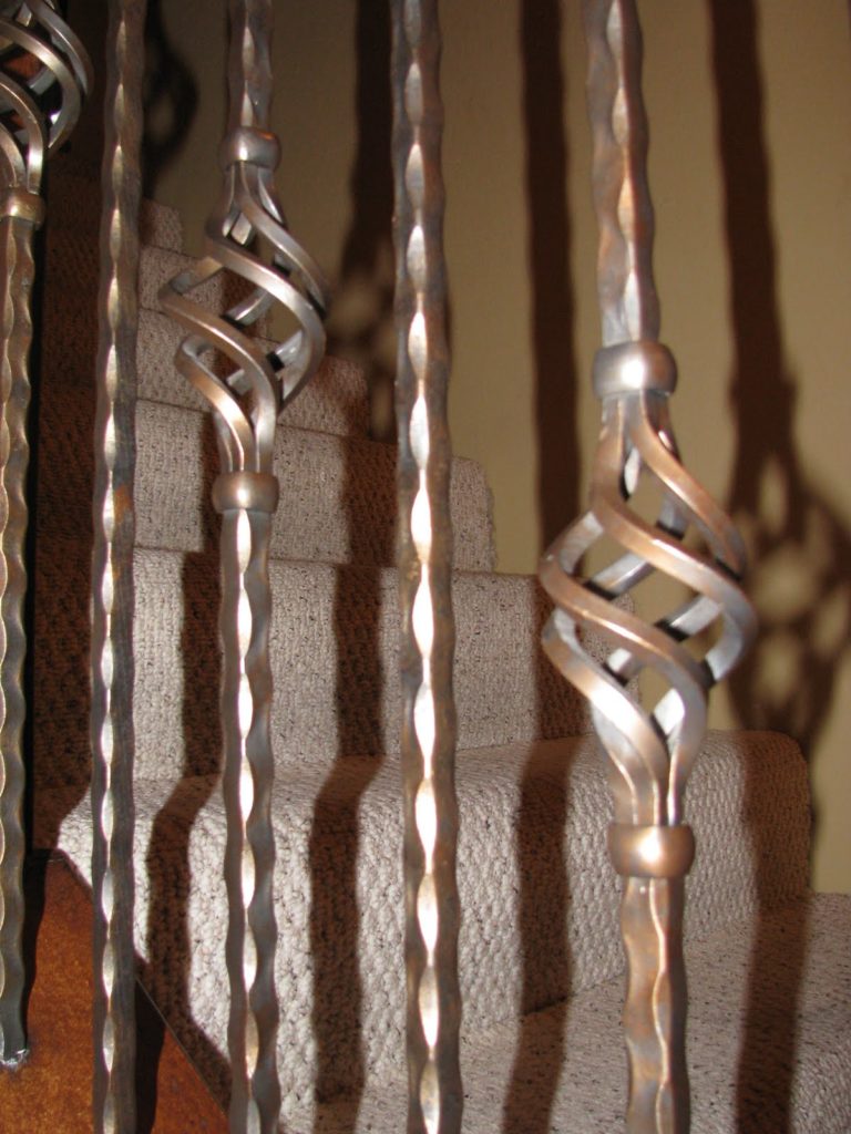 Faux Painted Spindles on my Stairs - How to save money painting stairs