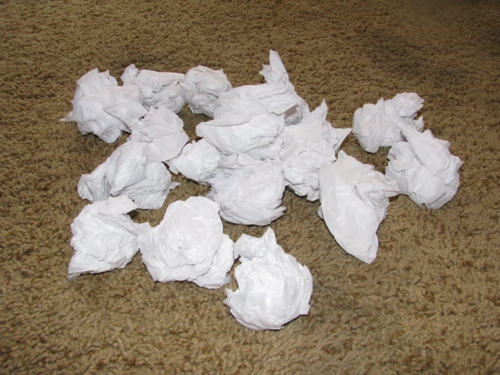 Tissue Paper Faux Finish 101: A Tutorial