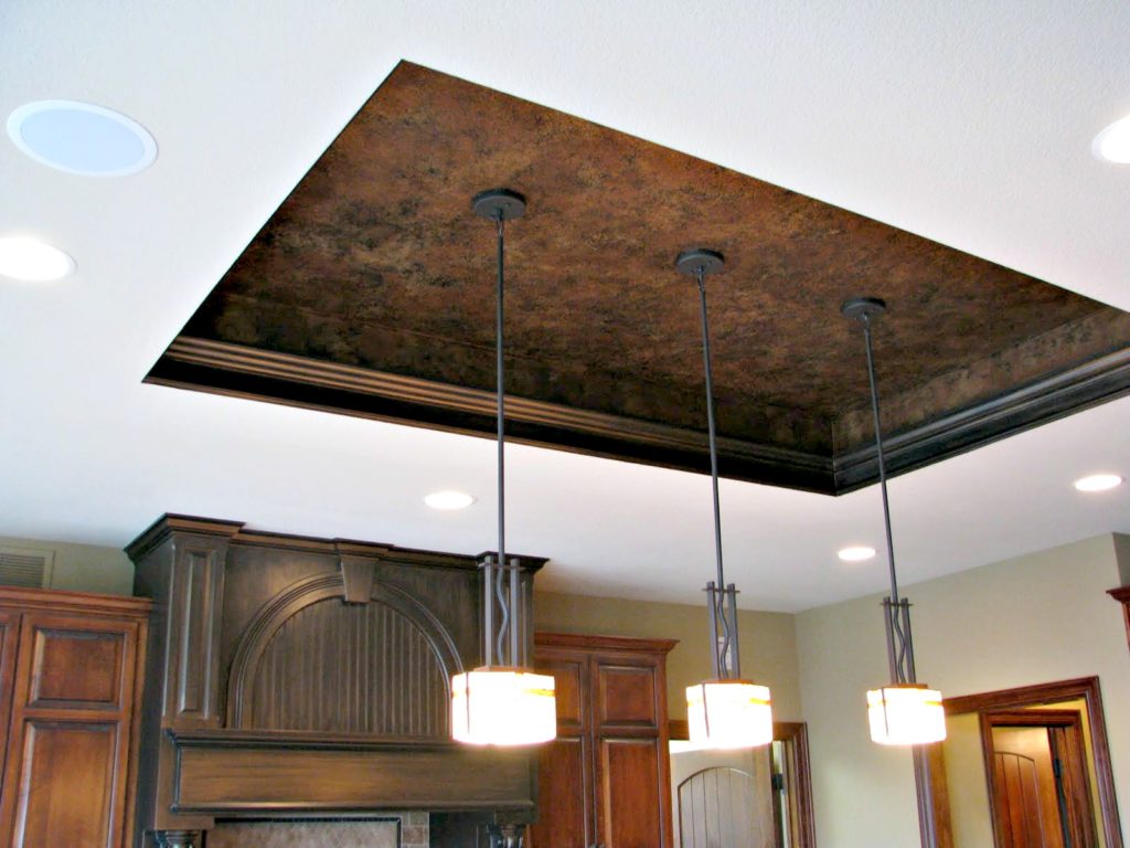 We Painted a Gorgeous Metallic Ceiling | Jennifer Allwood