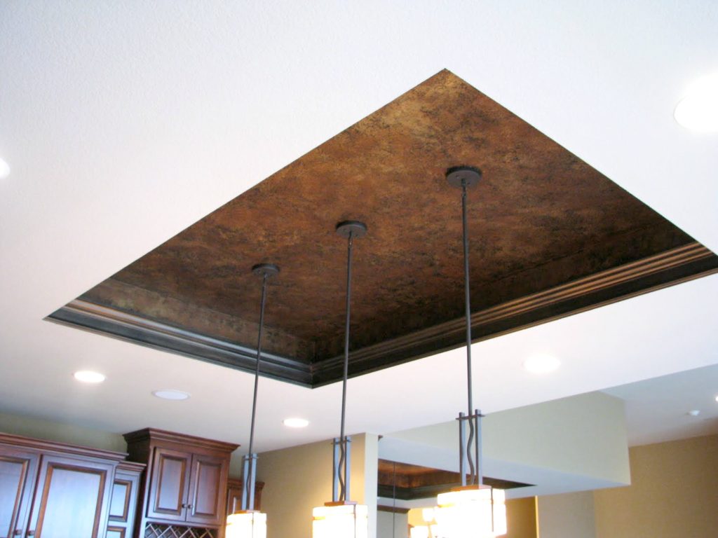 We Painted a Gorgeous Metallic Ceiling | Jennifer Allwood