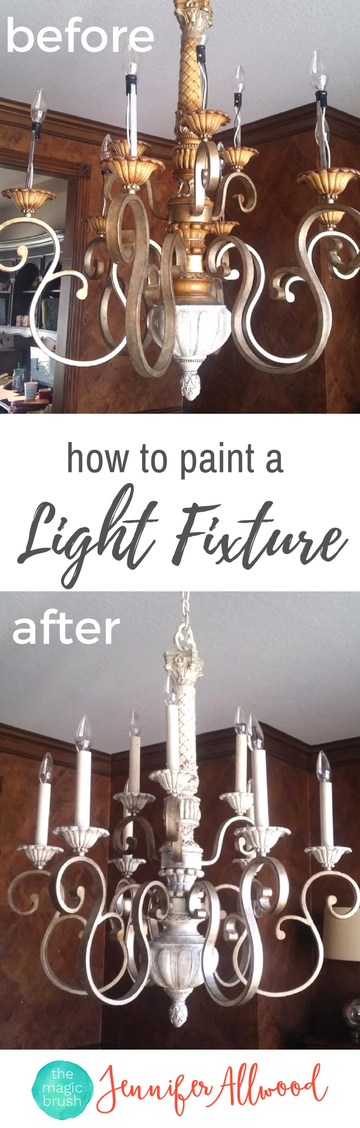 Painting light fixtures and chandeliers | Magic Brush
