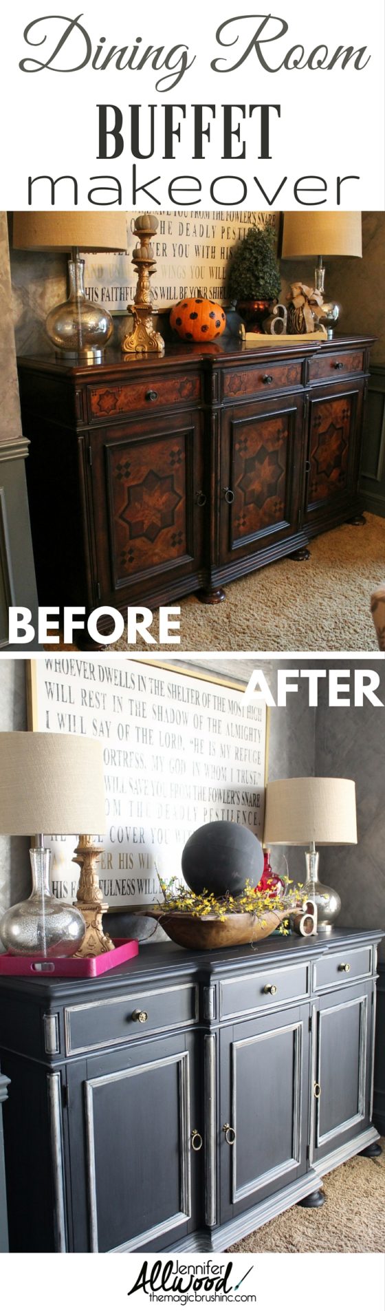 What My Painted Buffet looks like NOW -- for those who had doubts