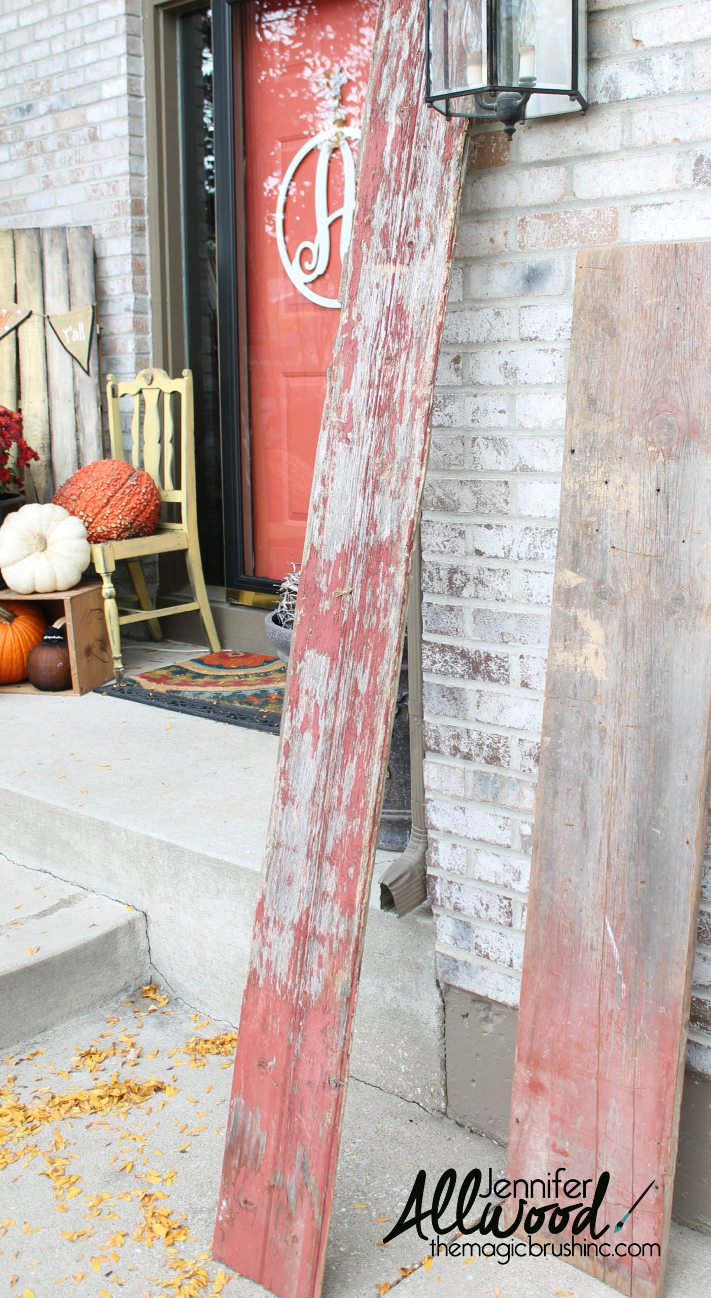 How to make a ginormously huge chalkboard for your home! - Jennifer ...