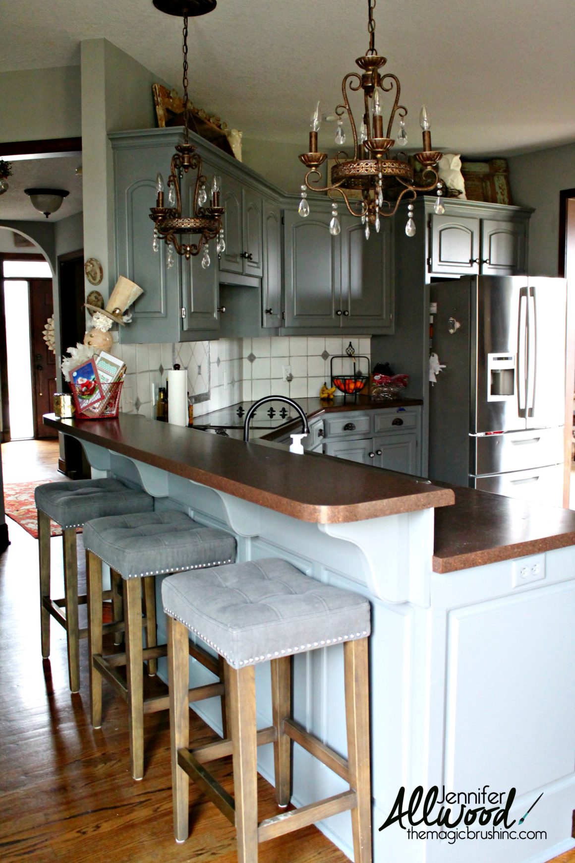 Why we chose Silestone countertops and to lower our kitchen bar