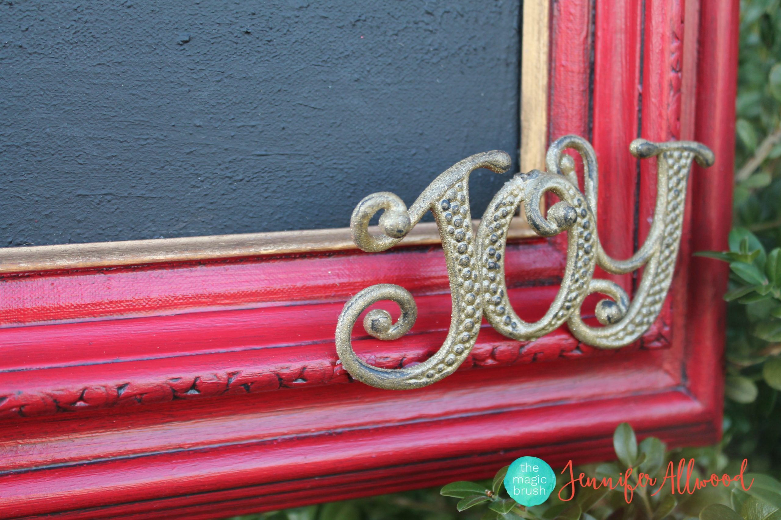 Christmas Joy Chalkboard Sign | The Magic Brush