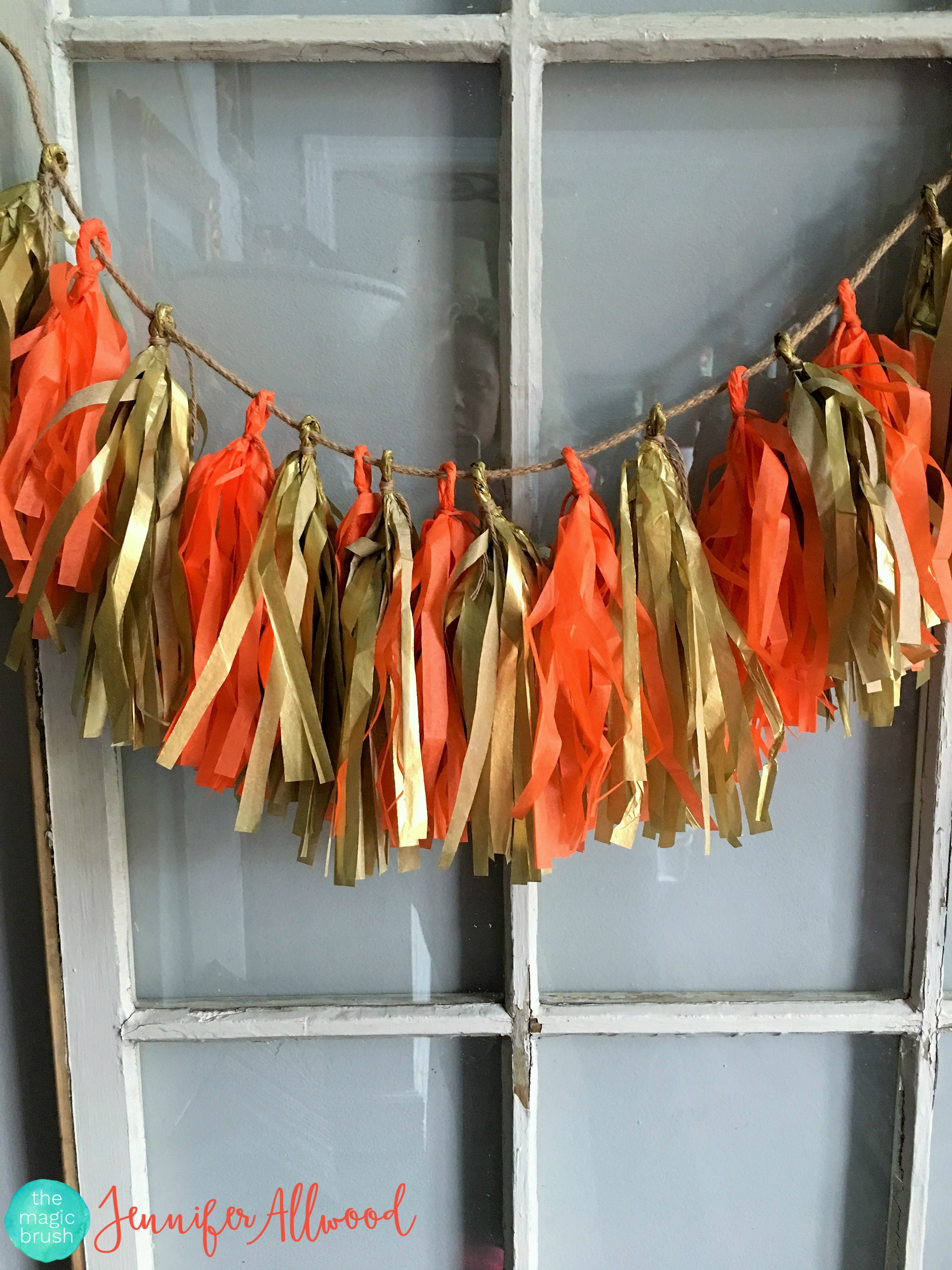 Tissue Paper Tassel Garland - A DIY Tutorial | Magic Brush