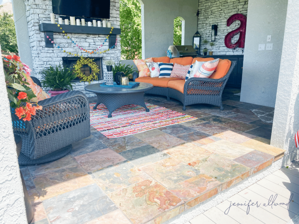 Painting Outdoor Slate - Jennifer Allwood Home