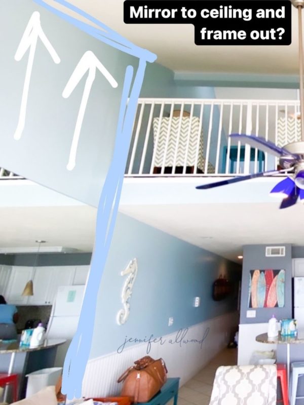 Floor to Ceiling Beach House Mirror - Jennifer Allwood Home