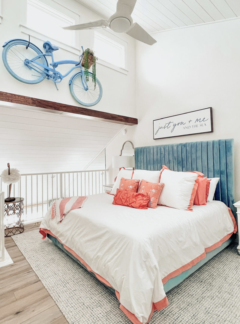 Using A Bike As Beach House Wall Decor - Jennifer Allwood Home