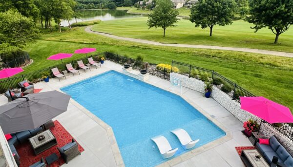 Our HOT PINK Backyard Pool Remodel! - Jennifer Allwood Home